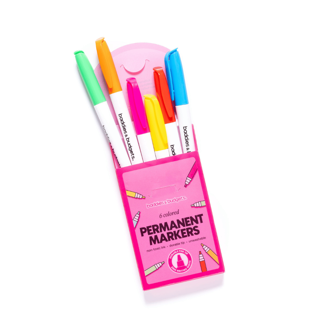 Permanent Marker Set – Baddies and Budgets